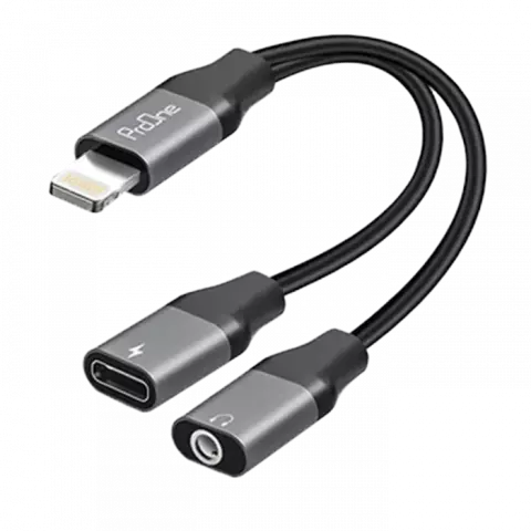 خرید کابل تبدیل Lightning به AUX و Lightning پرووان مدل PCA46